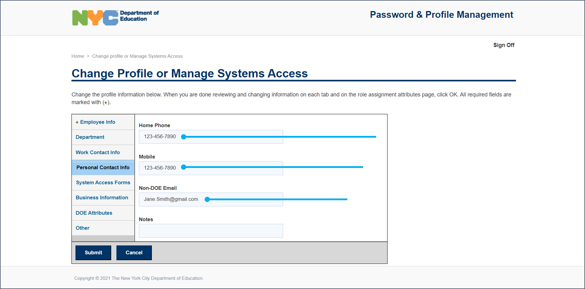 Employee Passwords